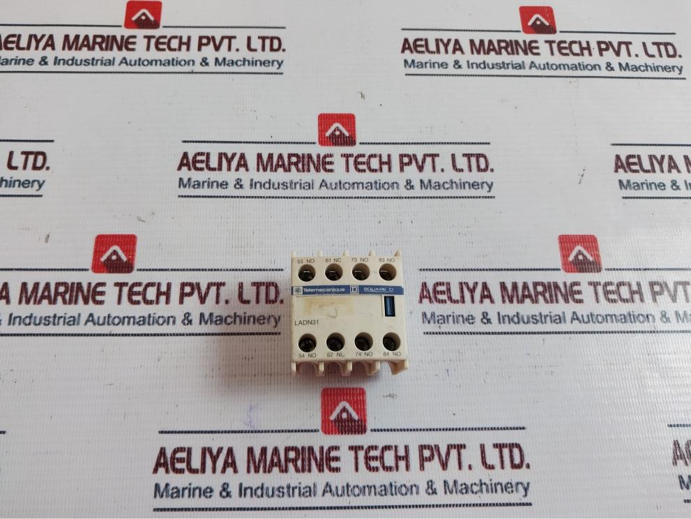 Lot Of 2X Telemecanique/Schneider Electric Ladn31 Auxiliary Contact Bl ...