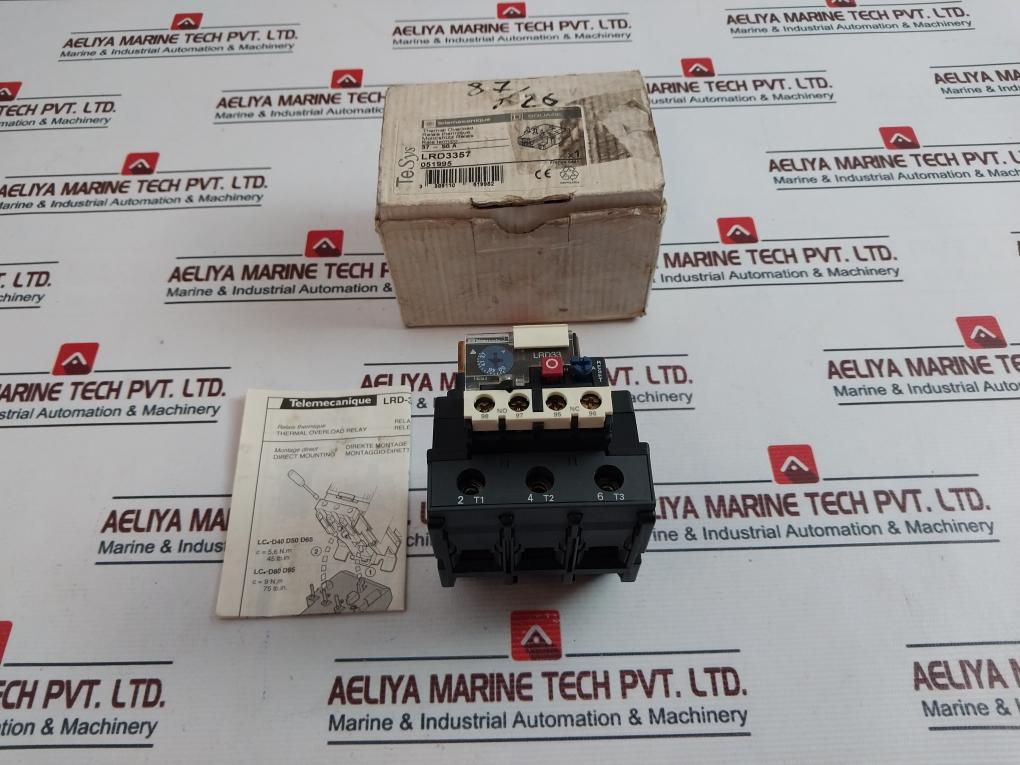 Telemecanique Square D Lrd33 Thermal Overload Relay 10A – Aeliya Marine ...