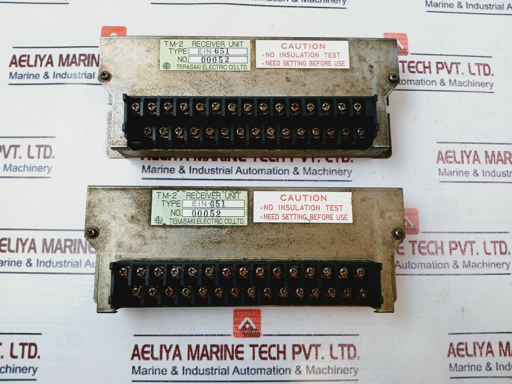 Terasaki Electric Ein-651, Tm-2 Receiver Unit – Aeliya Marine Tech®