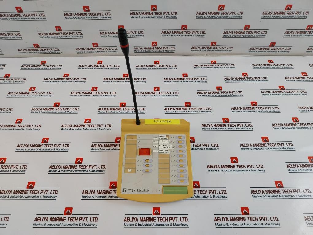 Toa Rm-200M S, P/A System Remote Microphone 24Vdc – Aeliya Marine Tech