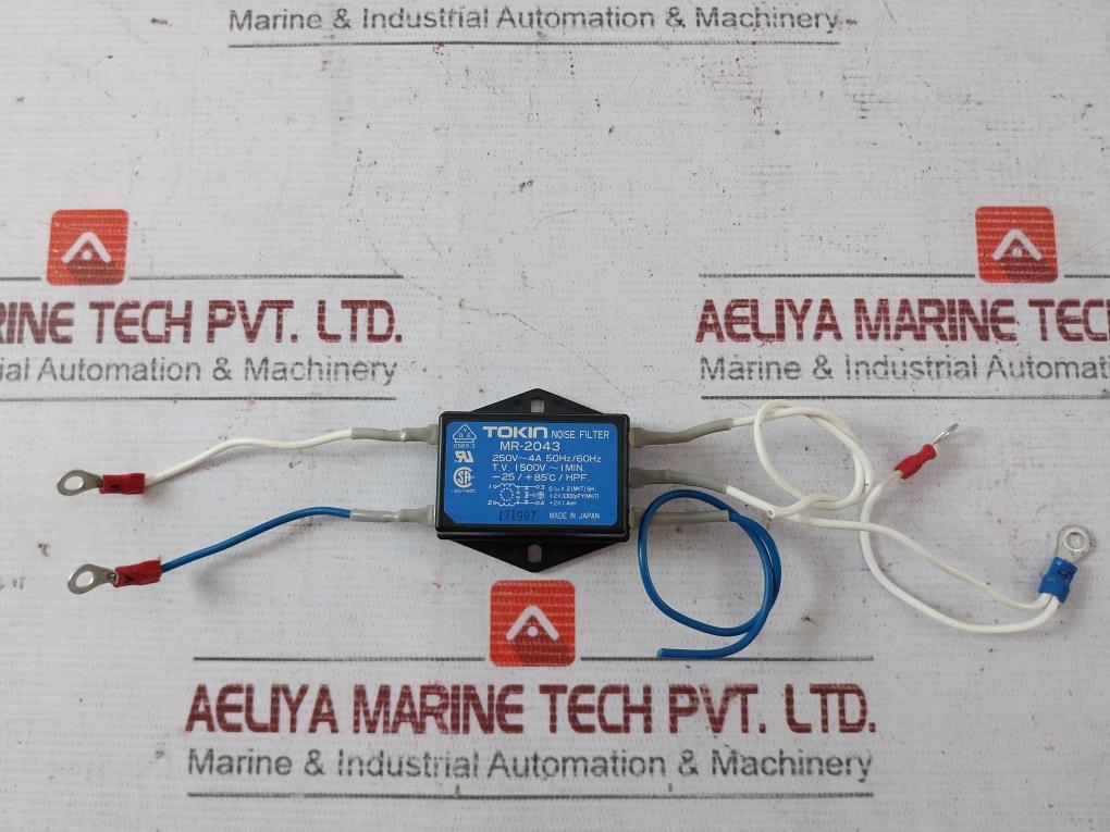 Tokin Mr-2043 Noise Filter 250V 4A 50Hz / 60Hz – Aeliya Marine Tech
