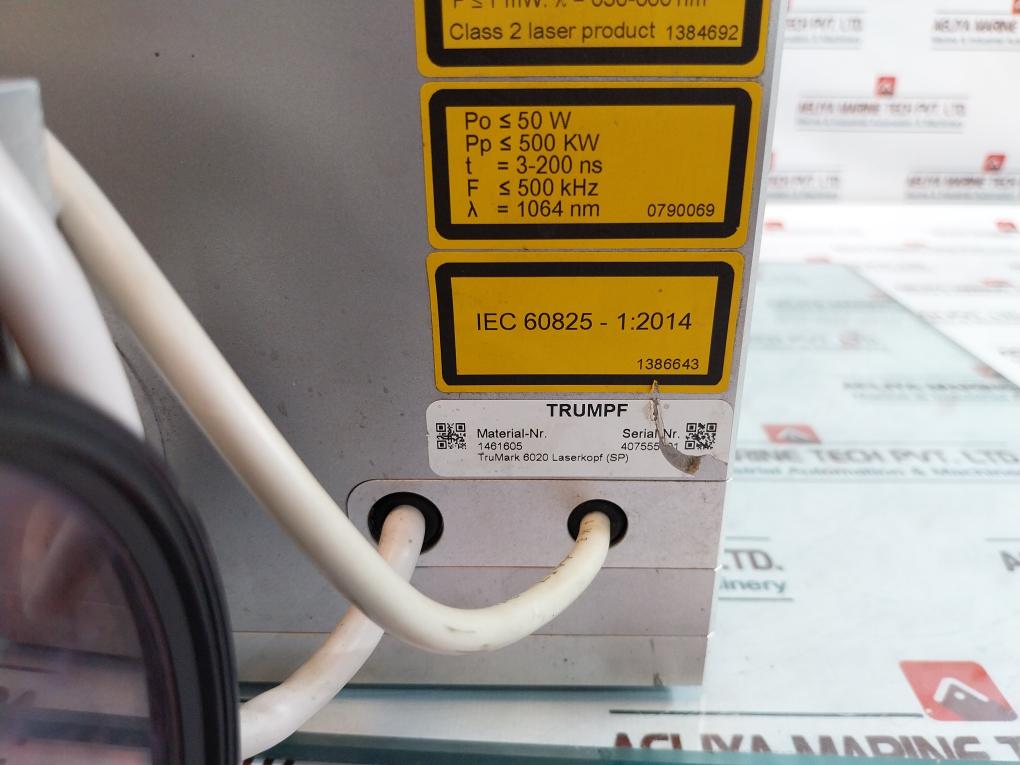Trumpf Trumark 6000 Laser Markers – Aeliya Marine Tech