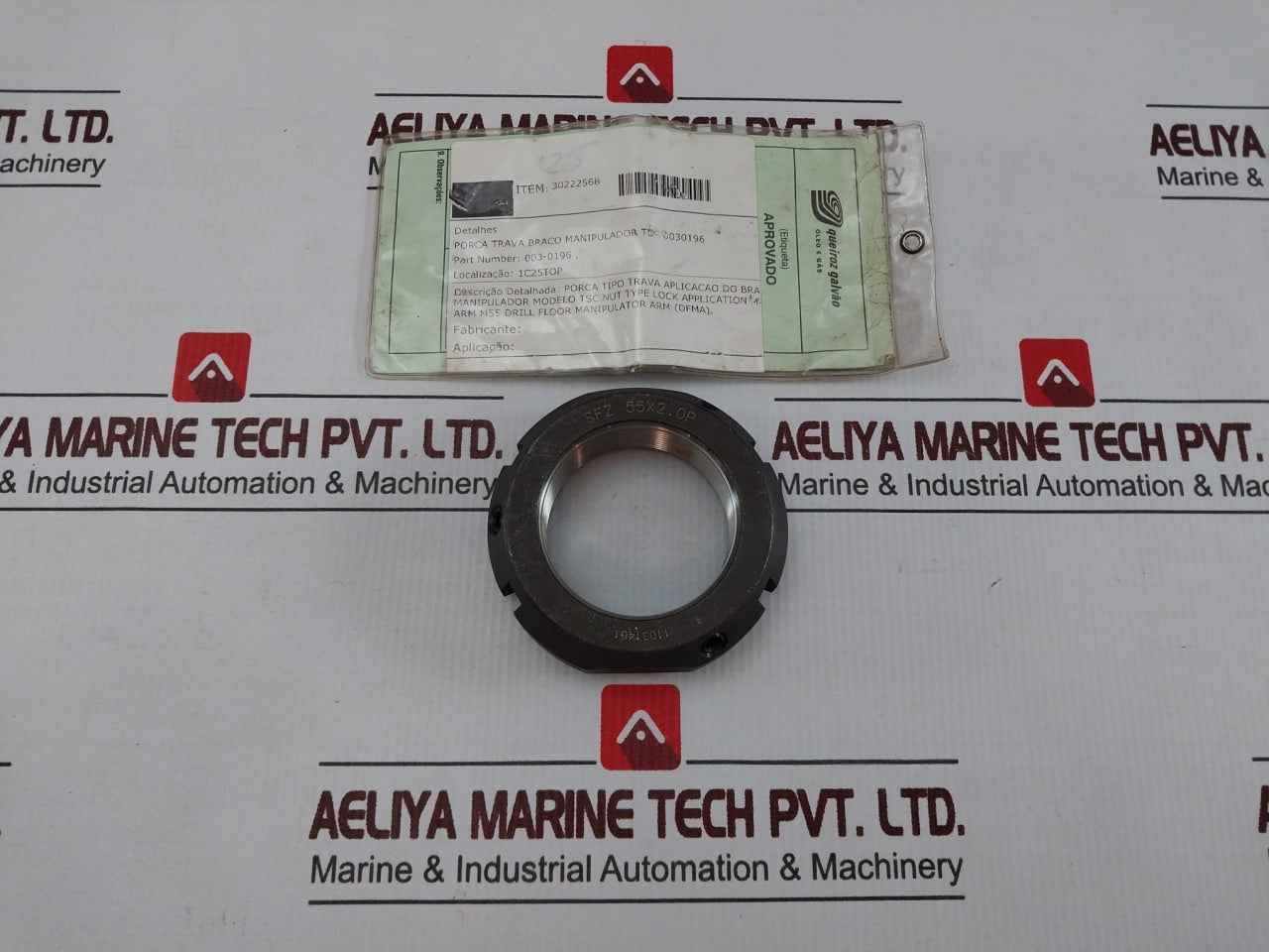 Tsc 003-0196 M55 Drill Floor Manipulator Arm Locking Nut Sfz 55X2.0P ...