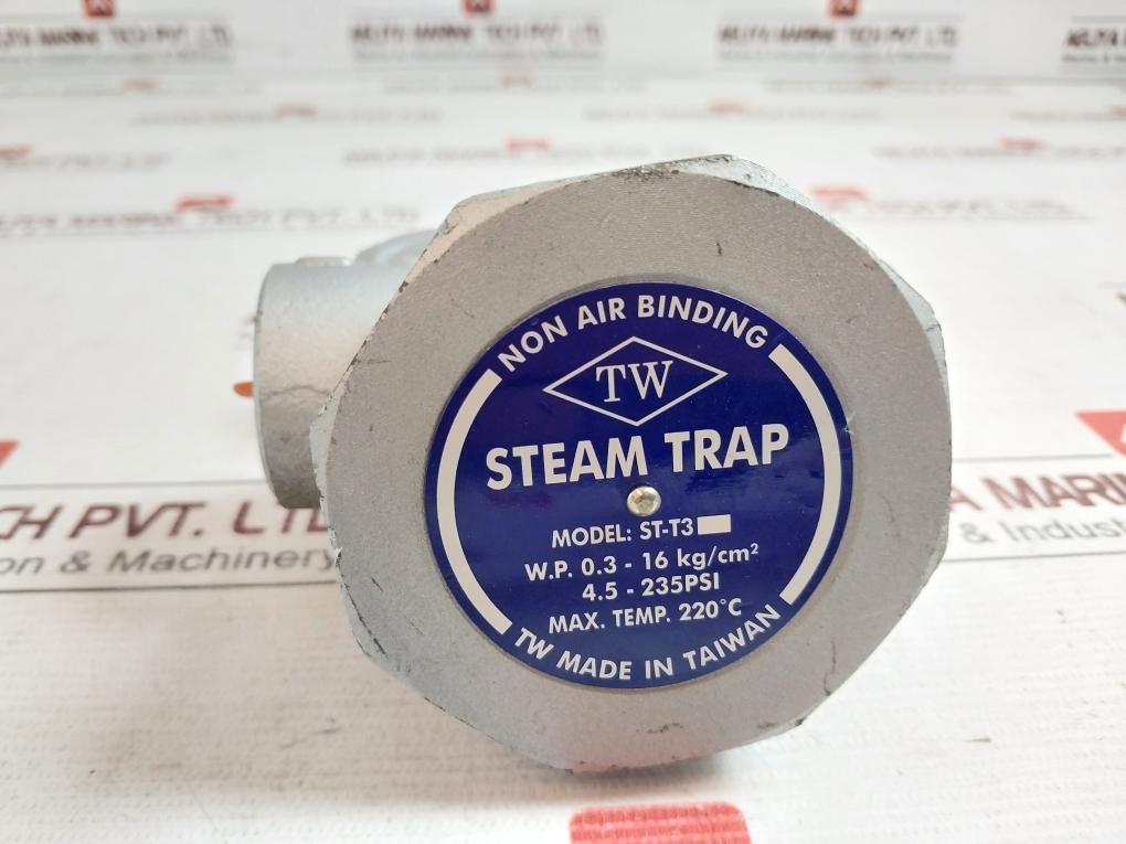 Tw St-t3 Non Air Binding Steam Trap 4.5-235Psi 0.3-16 Kg/Cm2 16K-20A – Aeliya Marine Tech
