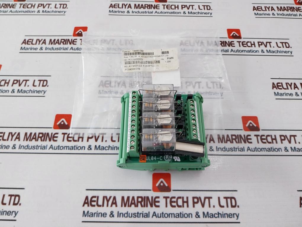 Ul Automation Ul04-c Relay Module 4 Channel Pc24D04-cob – Aeliya Marine ...