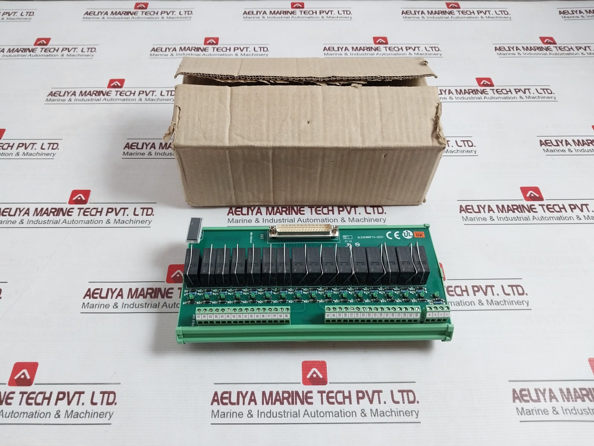 Ul Group Ul24D16Difta-cd37 Di-rtp 16-ch Digital Input Relay Interface ...