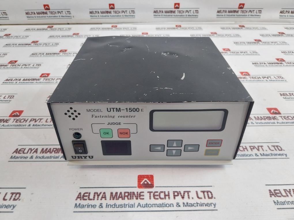 Uryu Utm-1500E Fastening Counter Ac100-240V (0.3-0.2A) 50/60Hz – Aeliya ...