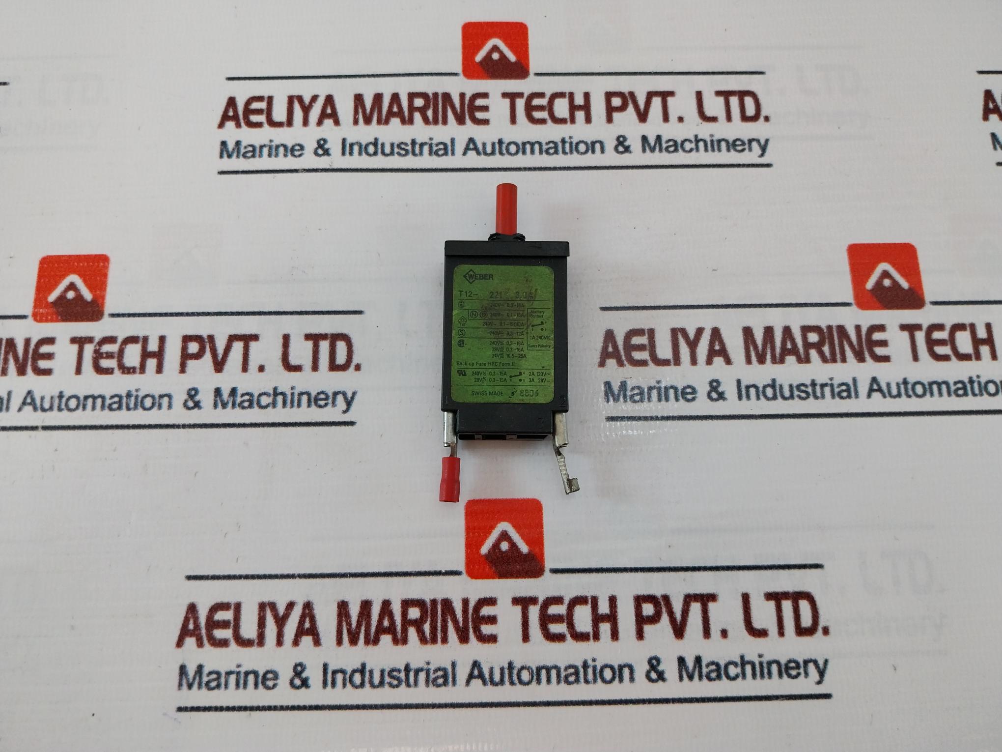 Weber T12-221 Switch Circuit Breaker 240V~ 0.3-16A – Aeliya Marine Tech®