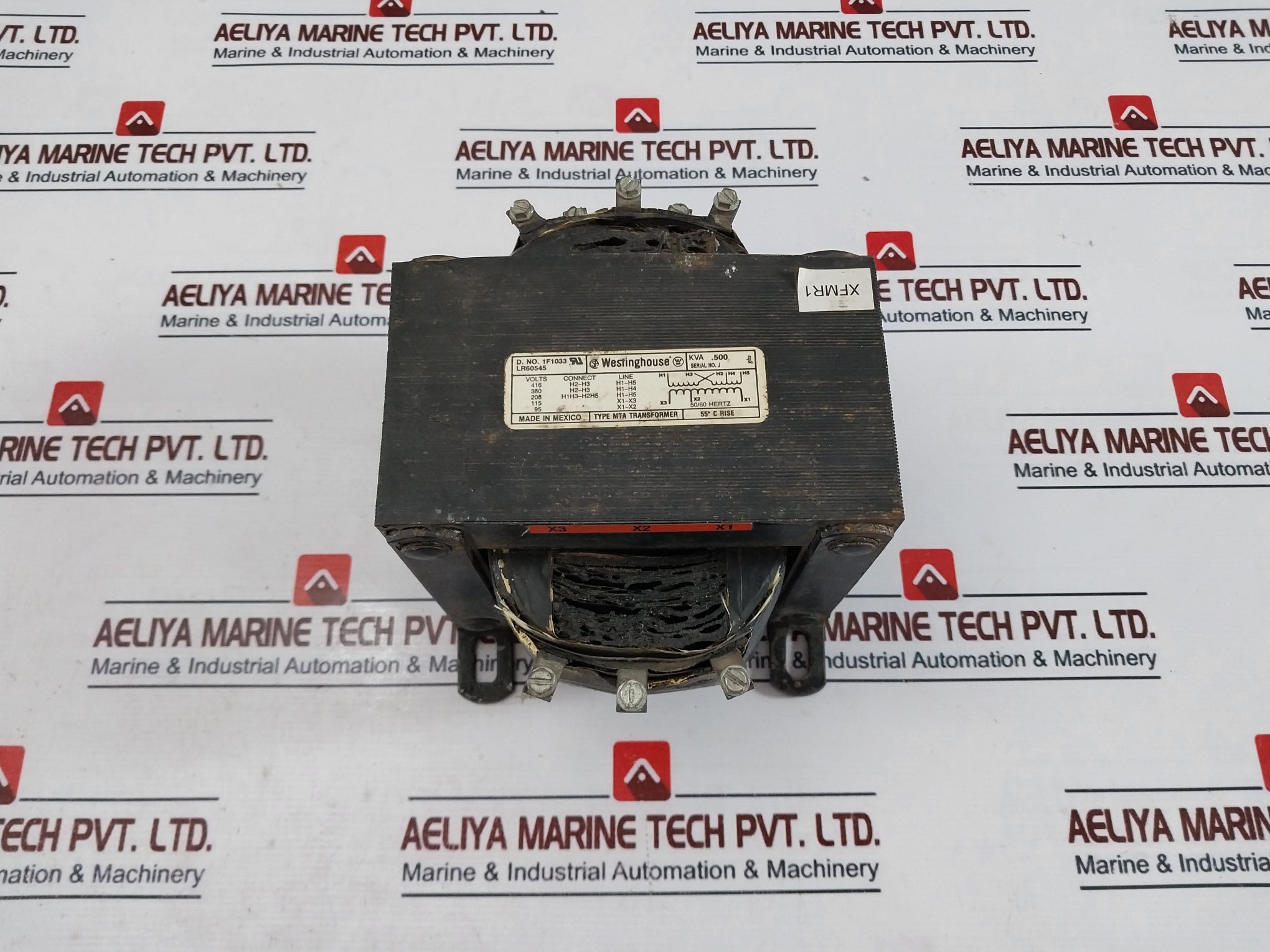 Westinghouse Kva .500 Mta Transformer 1f1033 50/60hz – Aeliya Marine Tech