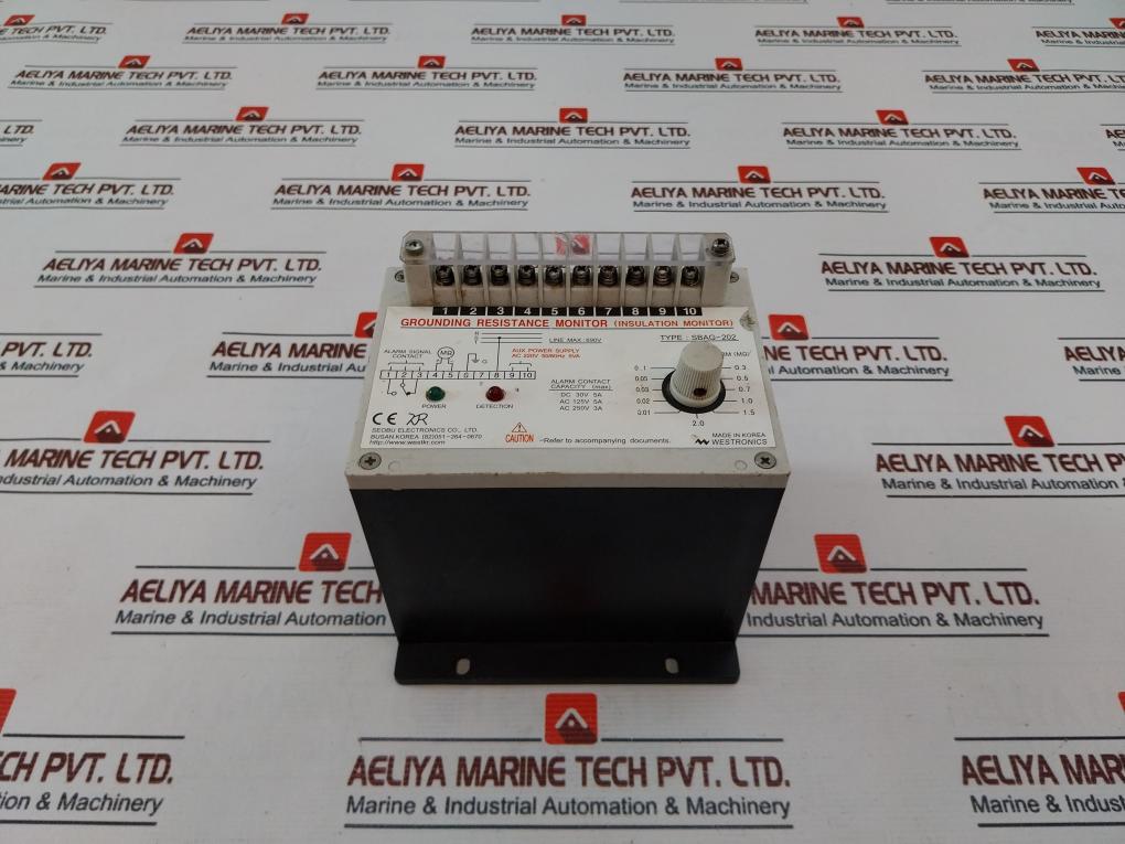 Westronics Sbag-202 Grounding Resistance Monitor Ac 220V 50/60Hz 5Va ...