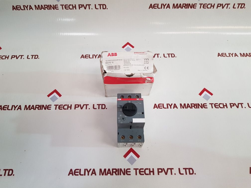 Abb Ms 116 Manual Motor Starter 1Sam250000R1010 – Aeliya Marine Tech®