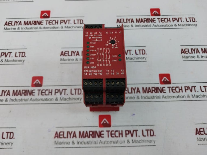 Allen-bradley Msr138dp Series B Guard Master Safety Relay 24vac/dc 50 ...