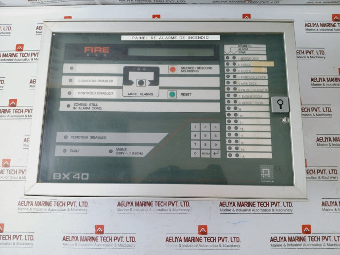 Autronica Bx 40 Fire Alarm Control Panel 230Vac 50Hz Or 200-350Vdc 1A ...