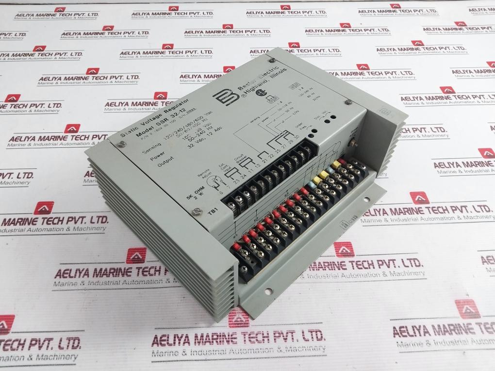Basler Electric Ssr 32-12 Static Voltage Regulator 9 1859 00 100 ...