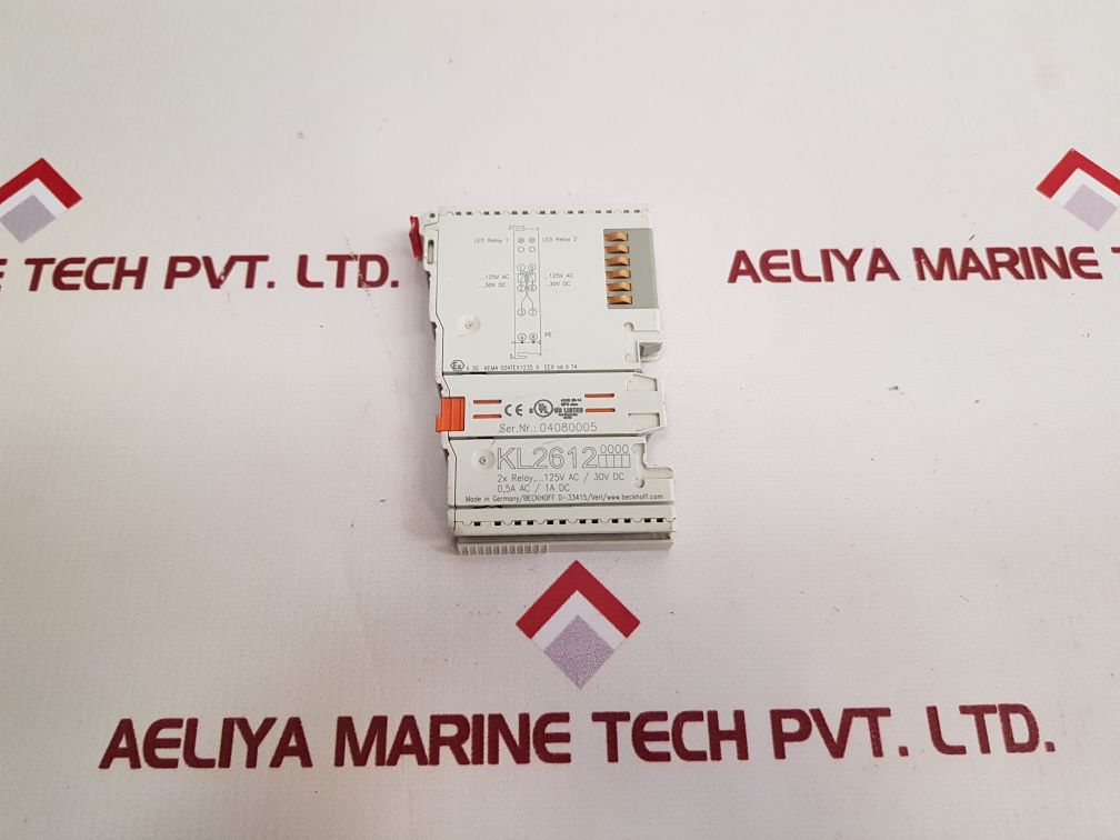 Beckhoff Kl2612 Relay Module – Aeliya Marine Tech