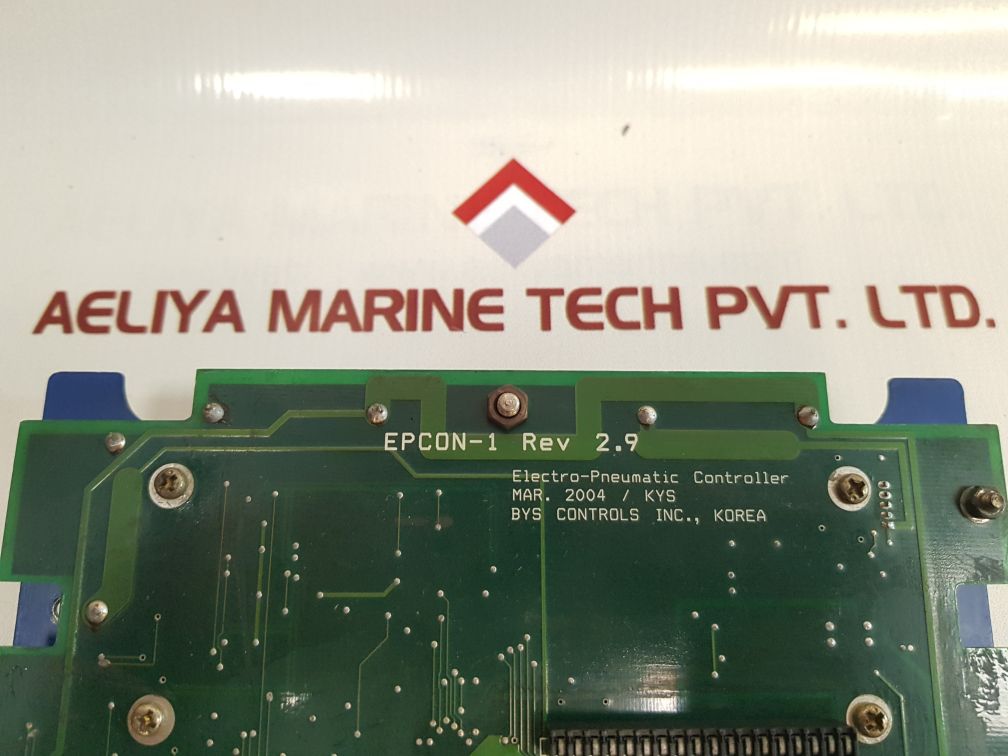 Bys Controls Epcon-1 Rev 2.9 Electro-pneumatic Controller – Aeliya ...