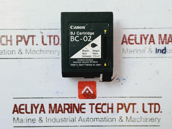 Canon Bc-02 Ink Cartridge Black 67-63-0 – Aeliya Marine Tech