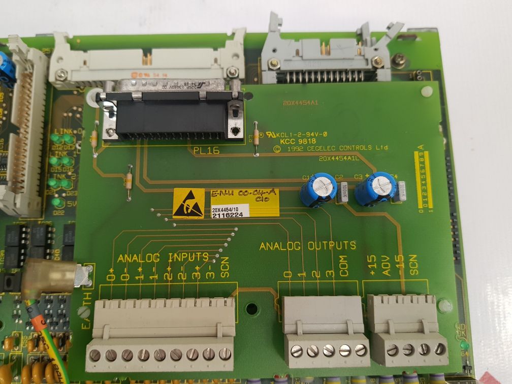 Cegelec 20X4454A1L Sigma Customer I/O Panel GDS1004-4002 – Aeliya Marine Tech