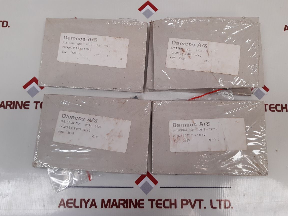 Damcos 9018-1921 Actuator Packing Set/Kit – Aeliya Marine Tech