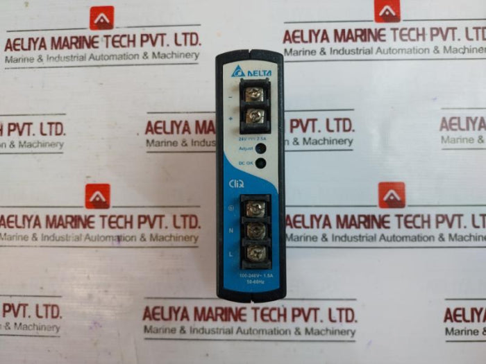 Delta D0116888 Cliq Din Rail Power Supply Drp024V060W1Az 24V- 2.5A Rev ...