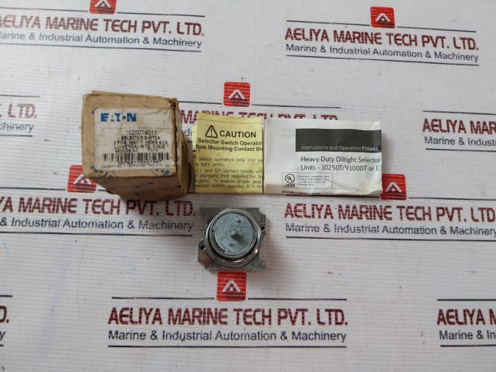 Eaton 10250T4011 Pushbutton Heavy Duty Oiltight Selector Switch ...