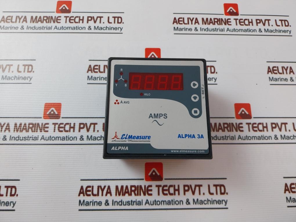 Elmeasure Alpha 3A Ampere Meter 80-300Vac – Aeliya Marine Tech