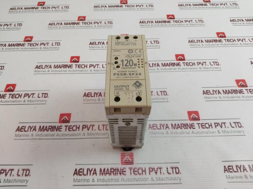 Idec Ps5R-sf24 Power Supply 50/60Hz 24Vdc 5A – Aeliya Marine Tech
