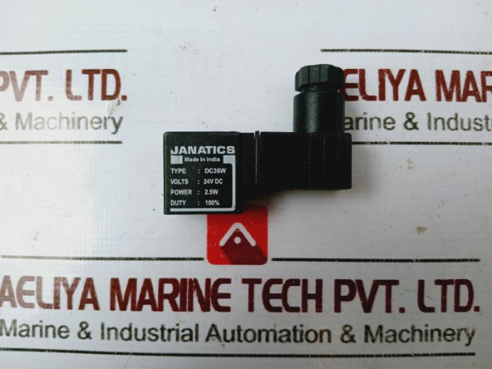 Janatics Dc36W Solenoid Valve Coil 24V Dc 2T – Aeliya Marine Tech