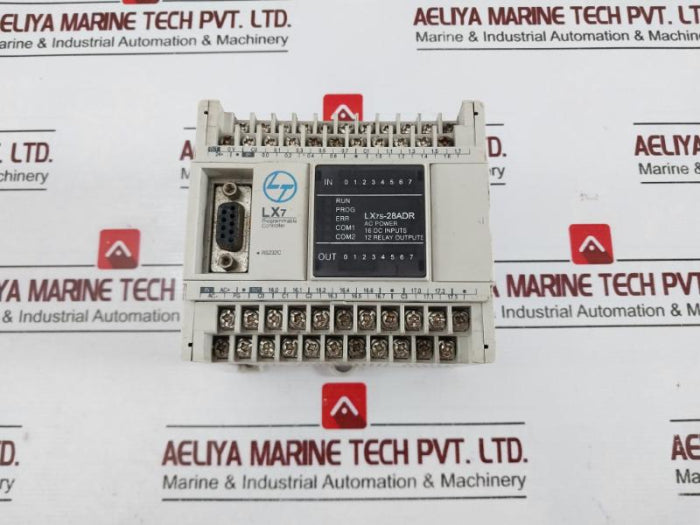 L&T Lx7S28Adr Programmable Controller Ac Power Rev.A 16 Dc Input 12 Re ...
