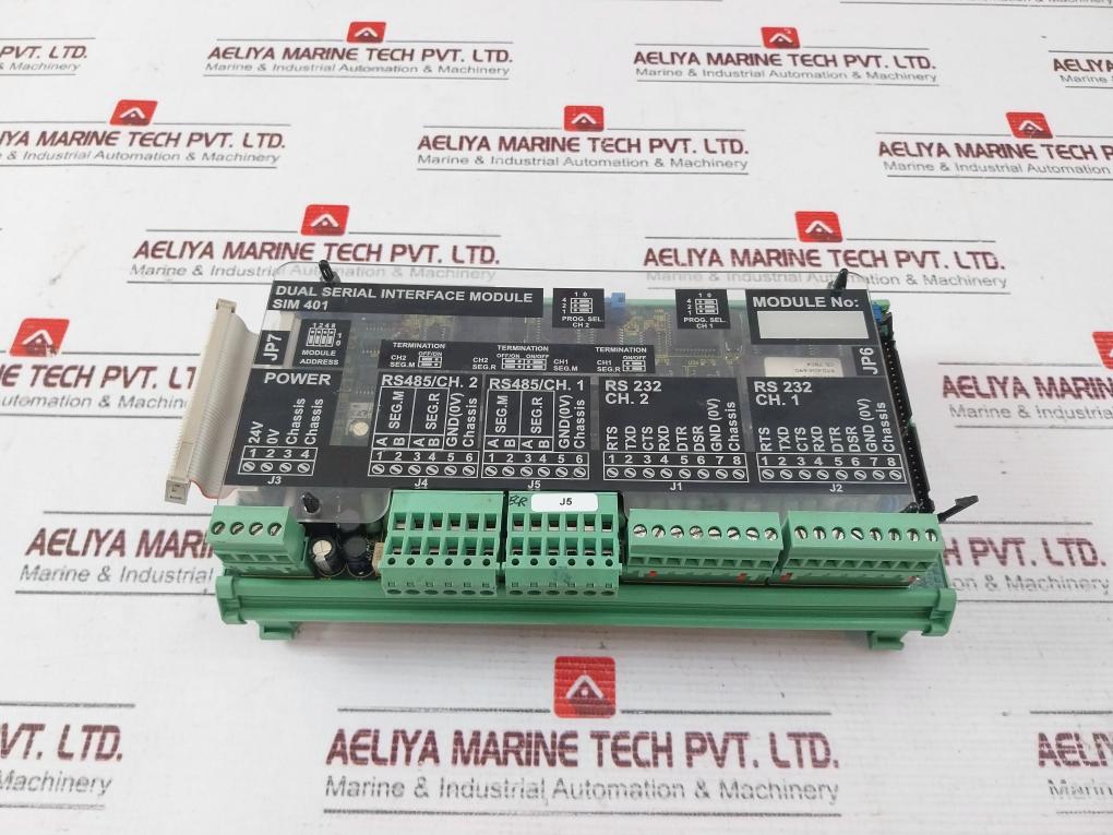 Lyngso Marine Sim 401, Um 108-fe Dual Serial Interface Module 962.002. ...