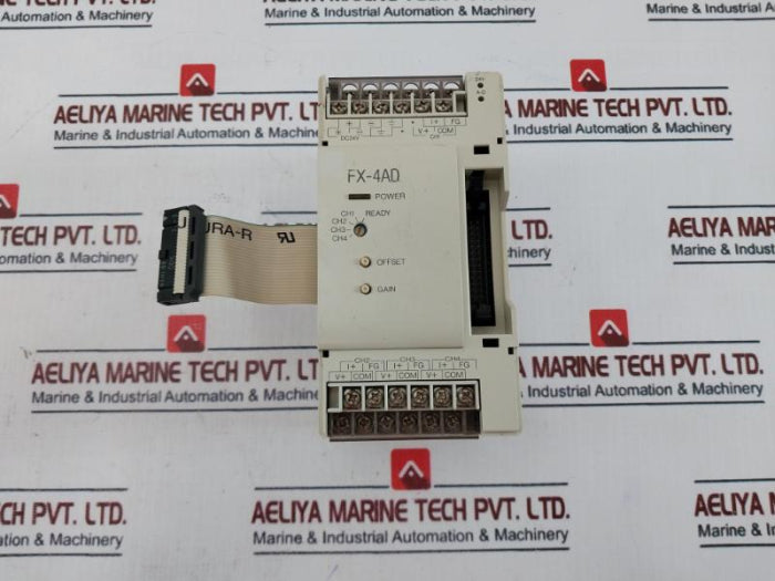 Mitsubishi Electric Fx-4Ad Analog Special Function Box Plc Module Mels ...