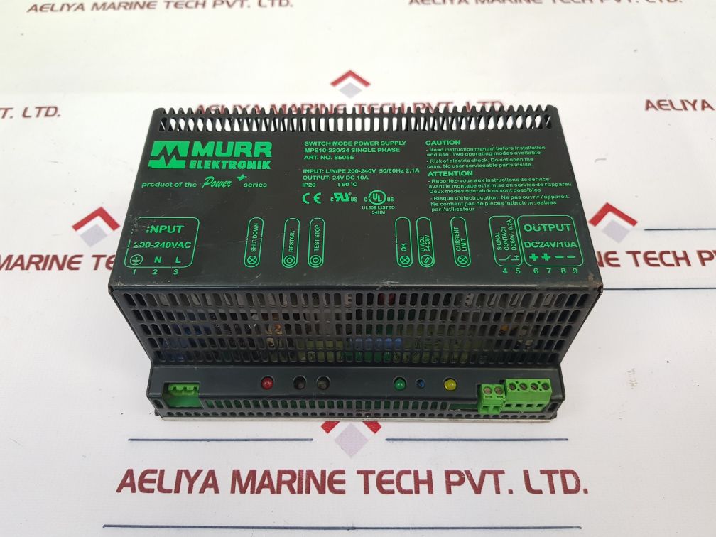 Murr Elektronik Mps10-230/24 Single Phase Switch Mode Power Supply ...