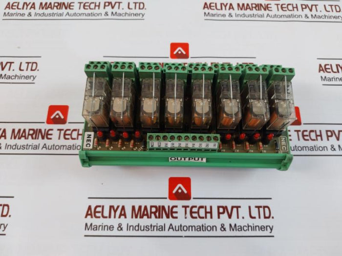 Naagi Electro Controls Nec-me-8-2No-2Nc-rs 8-channel Relay Input/Outpu ...
