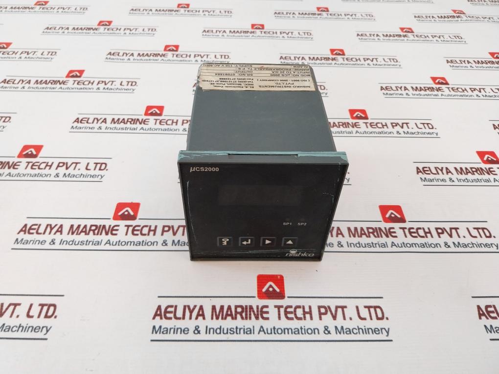 Nishko μCs2000 Process Indicator 110Vac – Aeliya Marine Tech