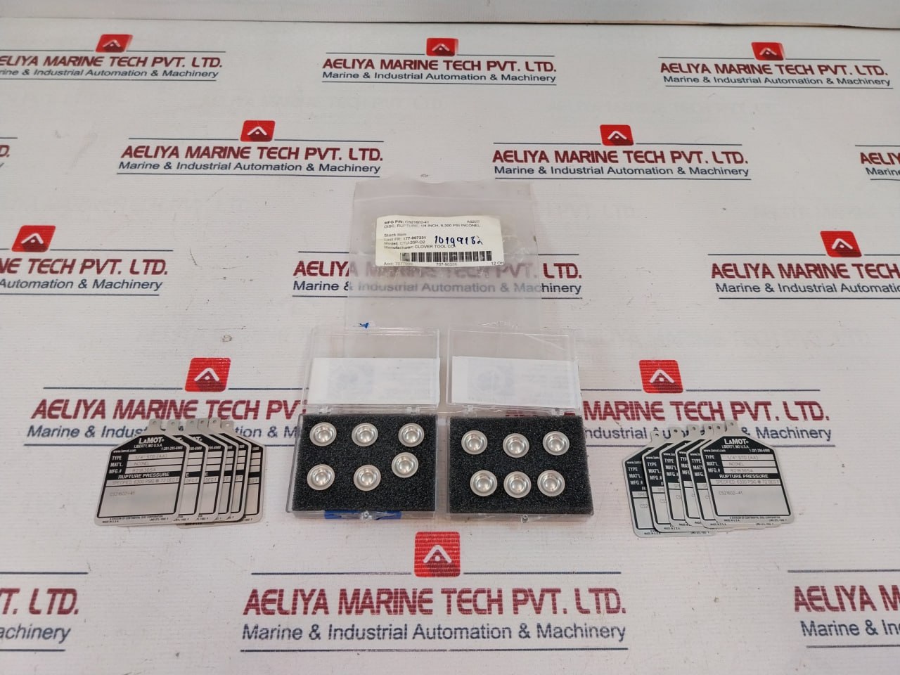 Lamot 1/4" Std (Aa) Rupture Pressure Disc – Aeliya Marine Tech