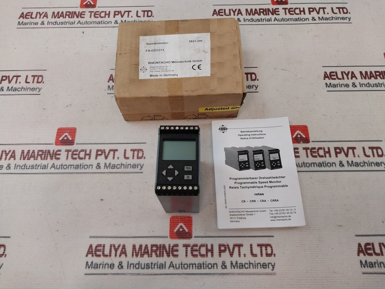 Rheintacho 5823.200 Programmable Speed Monitor 24 Vdc – Aeliya Marine Tech