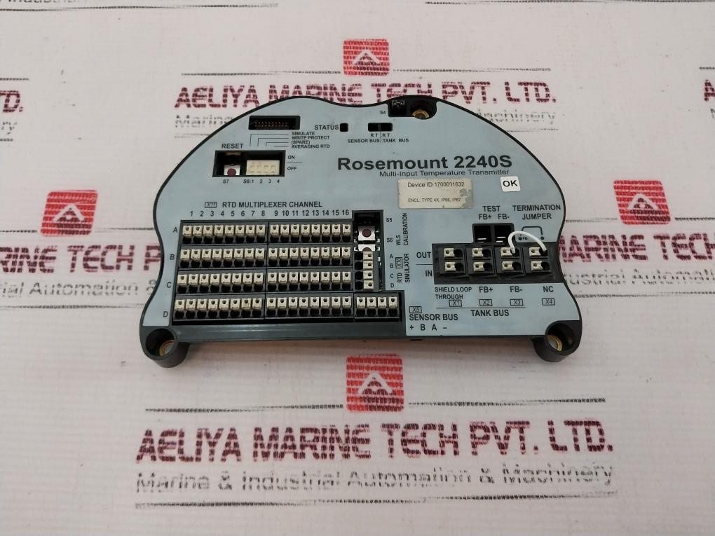 Rosemount 2240S Multi-input Temperature Transmitter – Aeliya Marine Tech