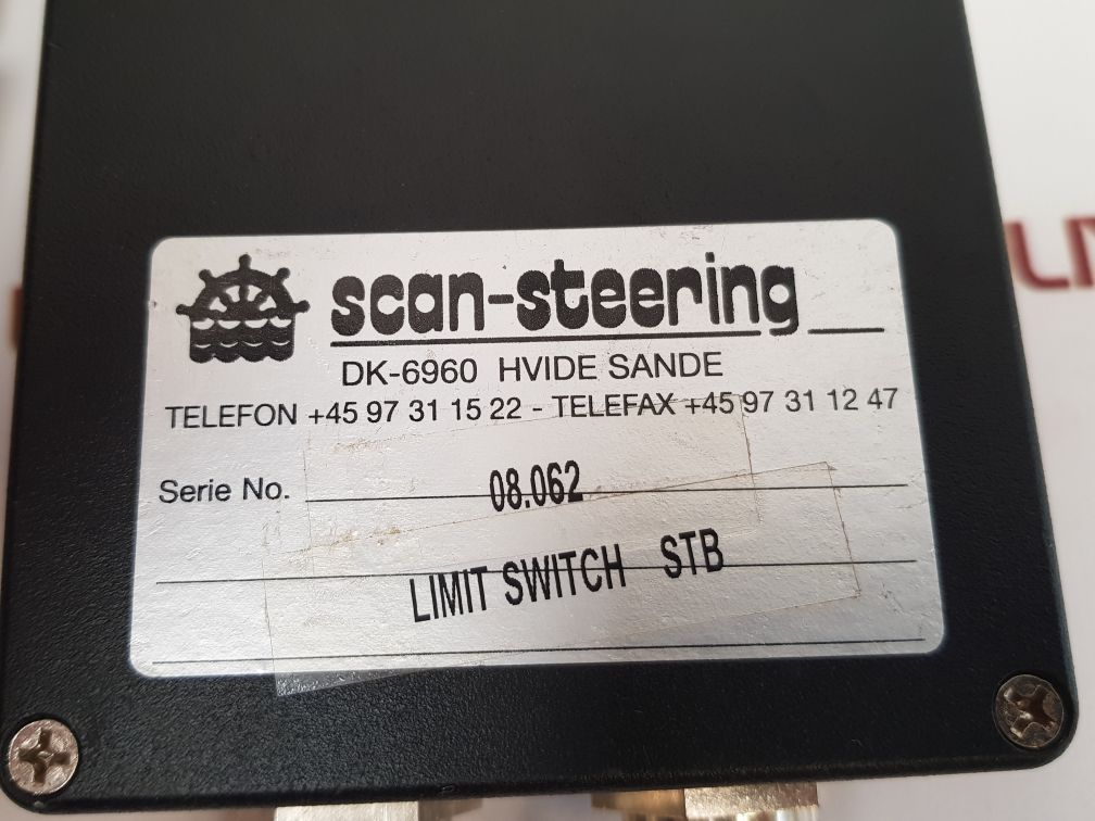 Scan-steering Moeller Lsm-11 Limit Switch Port – Aeliya Marine Tech