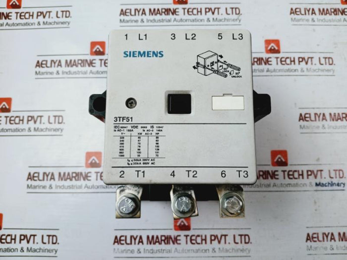 Siemens 3Tf51 Power Contactor Motor Starter Vde 0660 – Aeliya Marine Tech