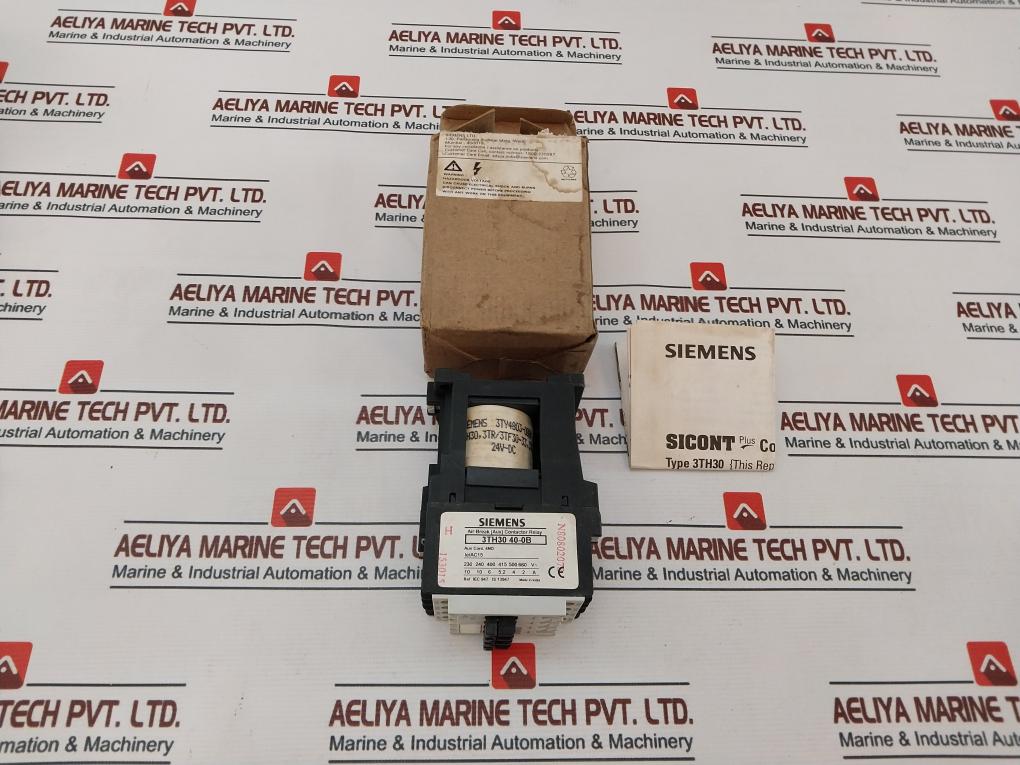 Siemens 3Th30 40-0B Air Break (Aux) Contactor Relay 24V Dc – Aeliya ...