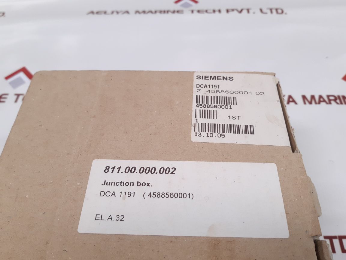 Siemens Dca1191 Housing For Safety Barrier Junction Box – Aeliya Marine ...