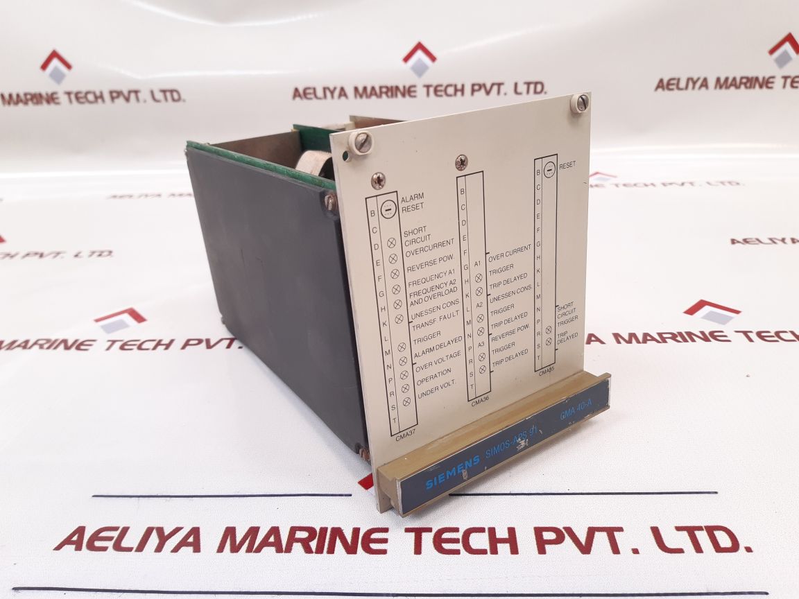 Siemens Simos-aps 91 Control Unit Cma 40-a – Aeliya Marine Tech
