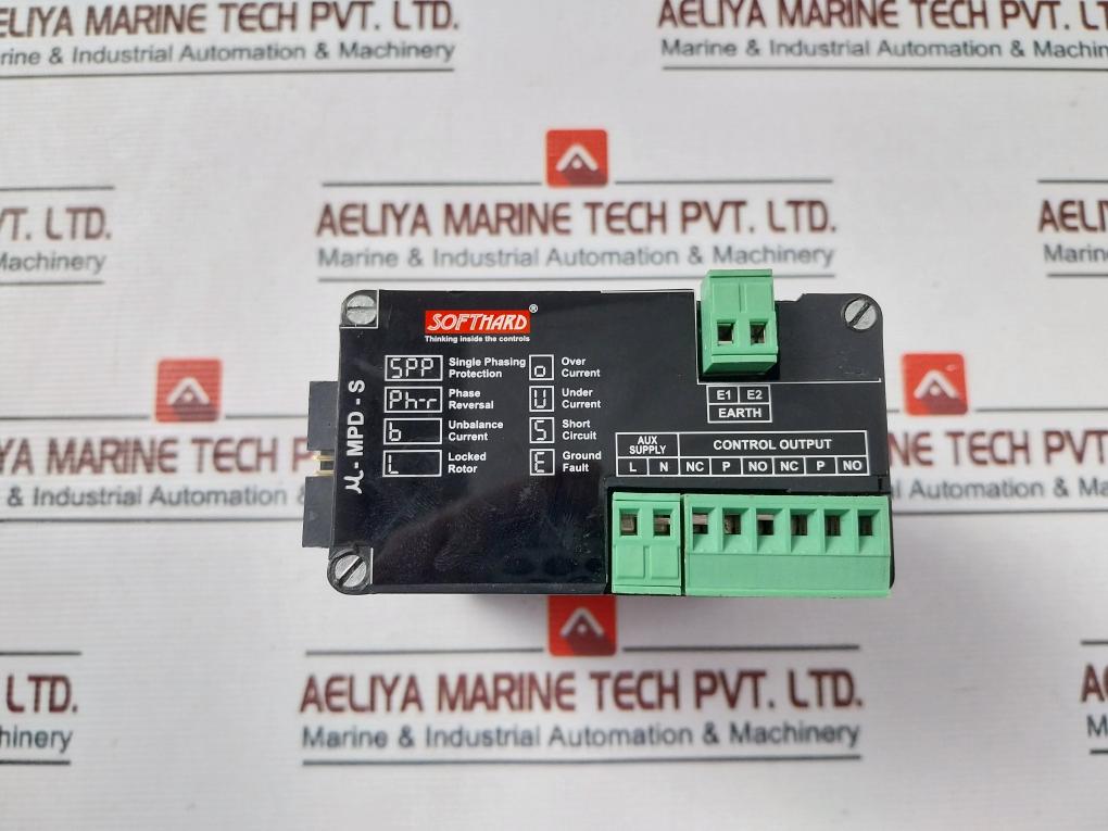 Softhard µ-mpd-s Motor Protection Unit 230 Vac – Aeliya Marine Tech