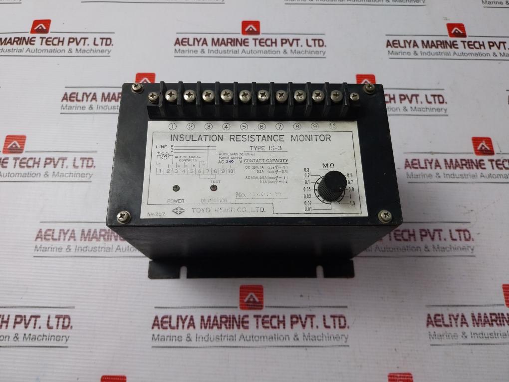 Toyo Keiki Is-3 Insulation Resistance Monitor – Aeliya Marine Tech