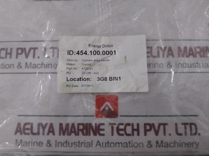 Toyota 4702-01 Master Cylinder – Aeliya Marine Tech