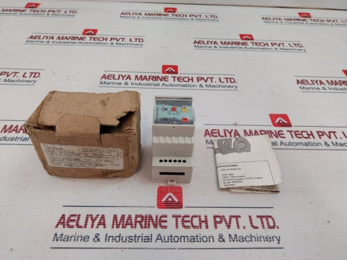 Veritek VIPS 98 Earth Leakage Relay 230V AC 50Hz – Aeliya Marine Tech