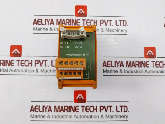 Weidmuller Rs-f 14 22506 Interface Module 10 Pole Rs-f 10 22496 ...