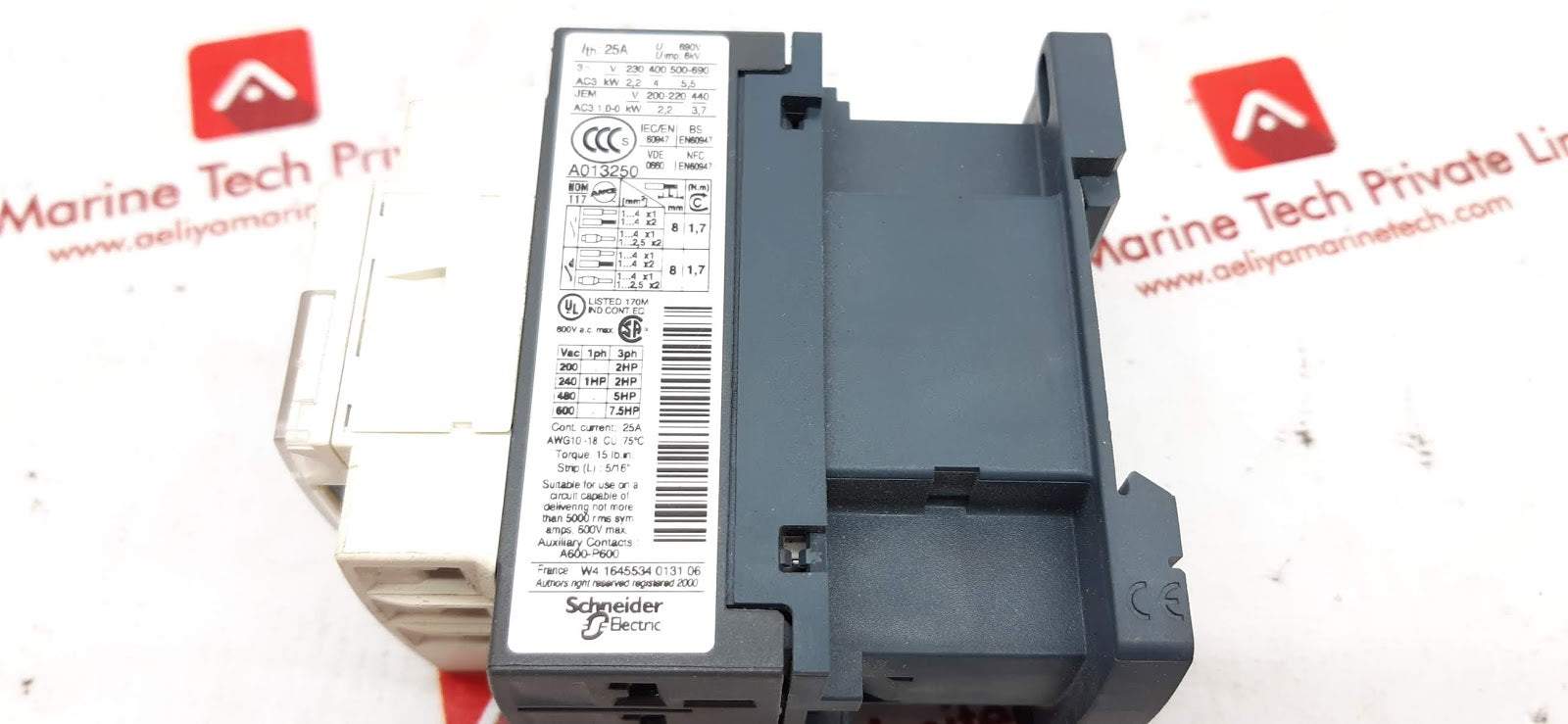 TELEMECANIQUE LC1D09 CONTACTOR – Aeliya Marine Tech