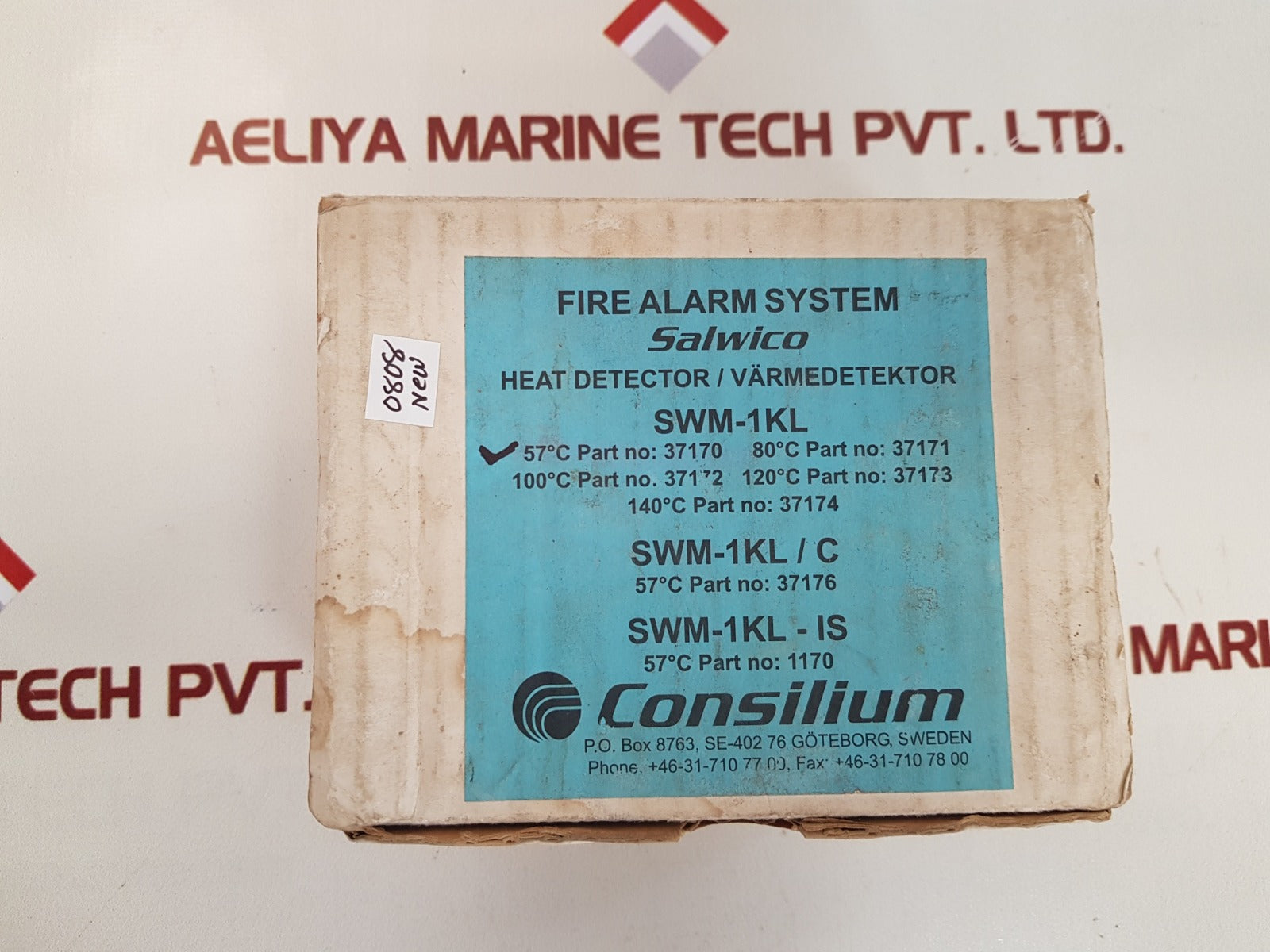 Salwico Consilium Swm-1kl Heat Detector With Box – Aeliya Marine Tech