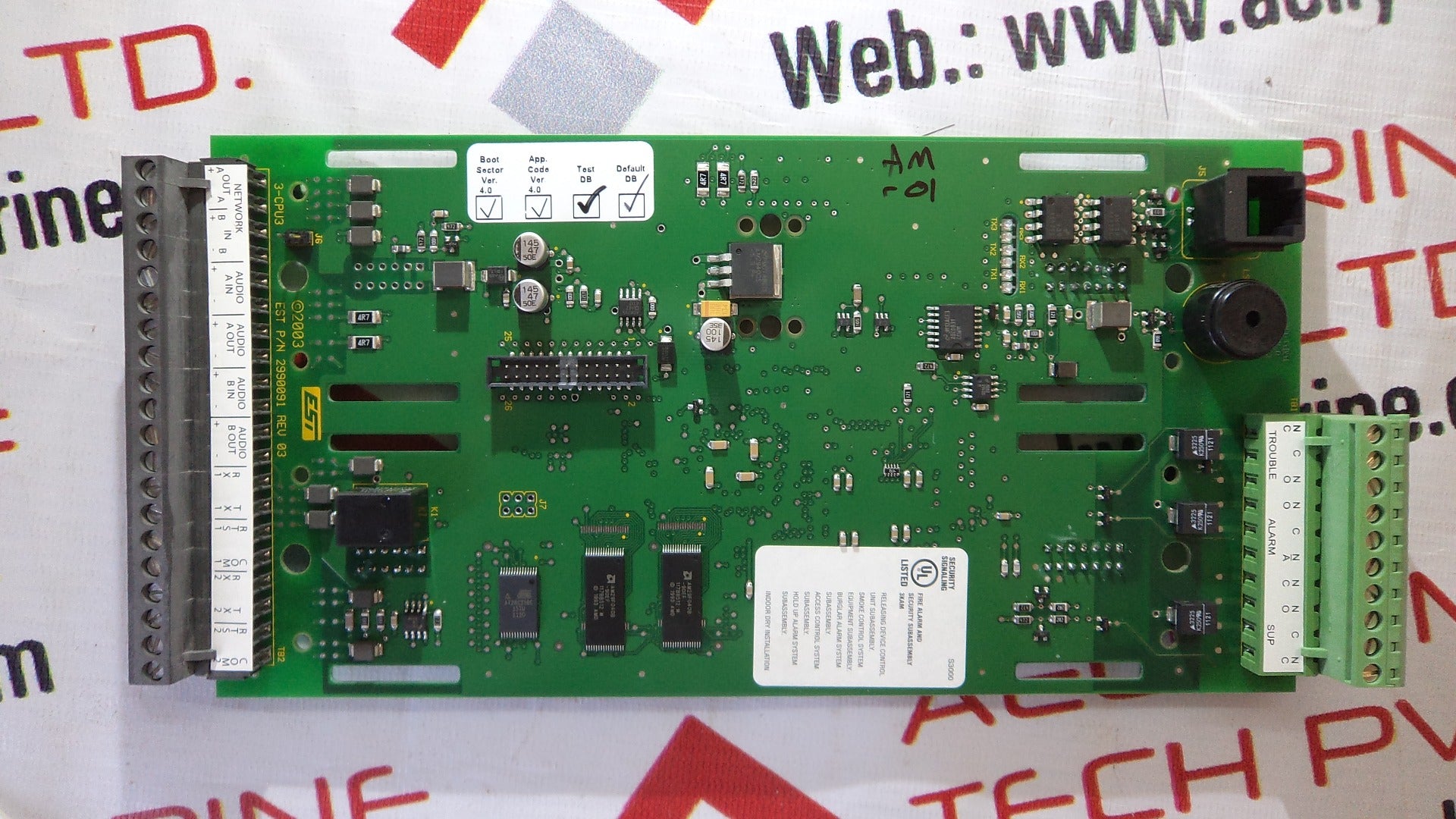 Est 3-cpu3 central processor unit module – Aeliya Marine Tech